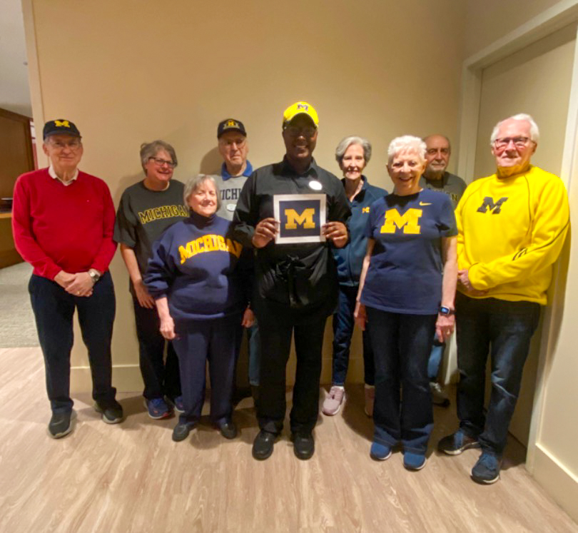 Ingleside at King Farm’s ‘Michigan Mafia’ Resident Group Supports ...